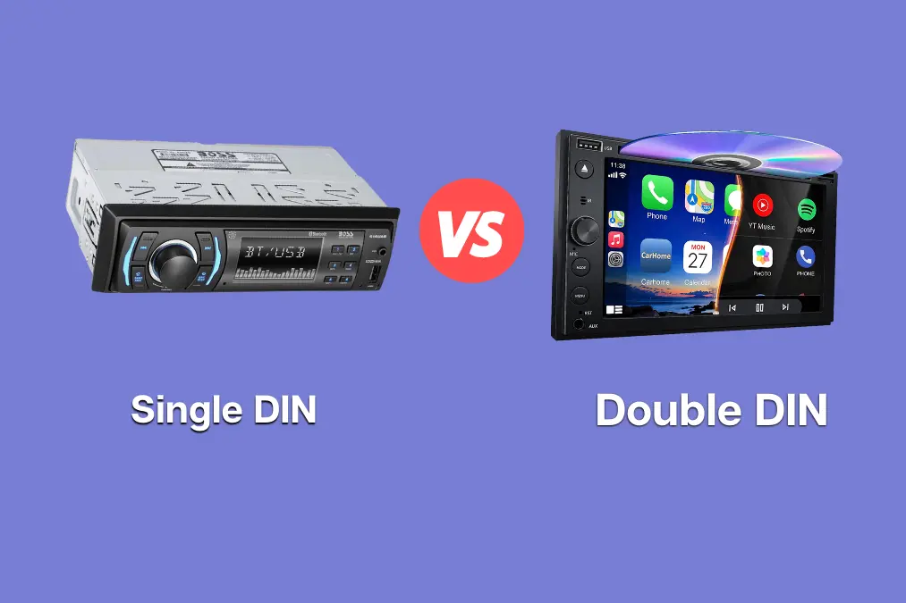 Single DIN VS Double DIN: Differences, Pros & Cons Single DIN VS Double DIN: Differences, Pros & Cons